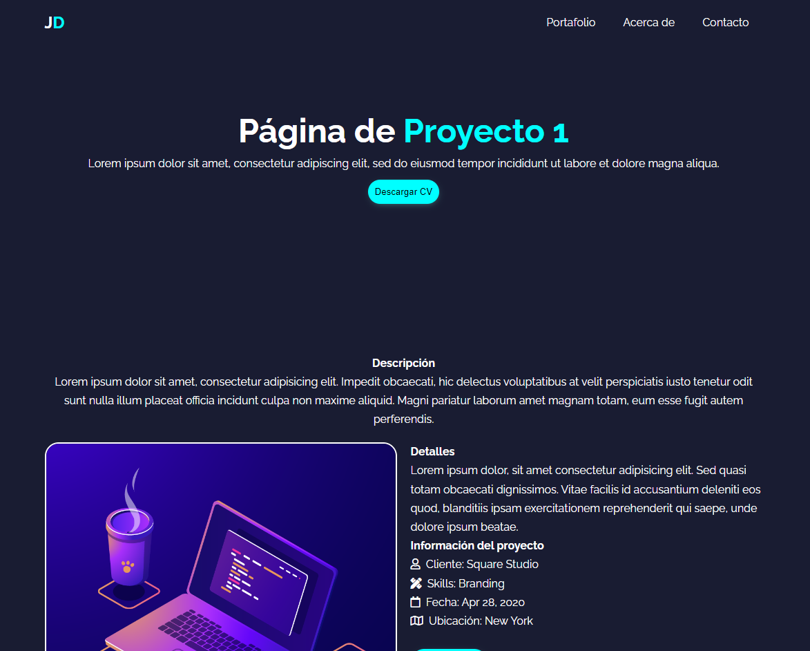 Codelab: Crea tu primer portafolio con HTML y CSS